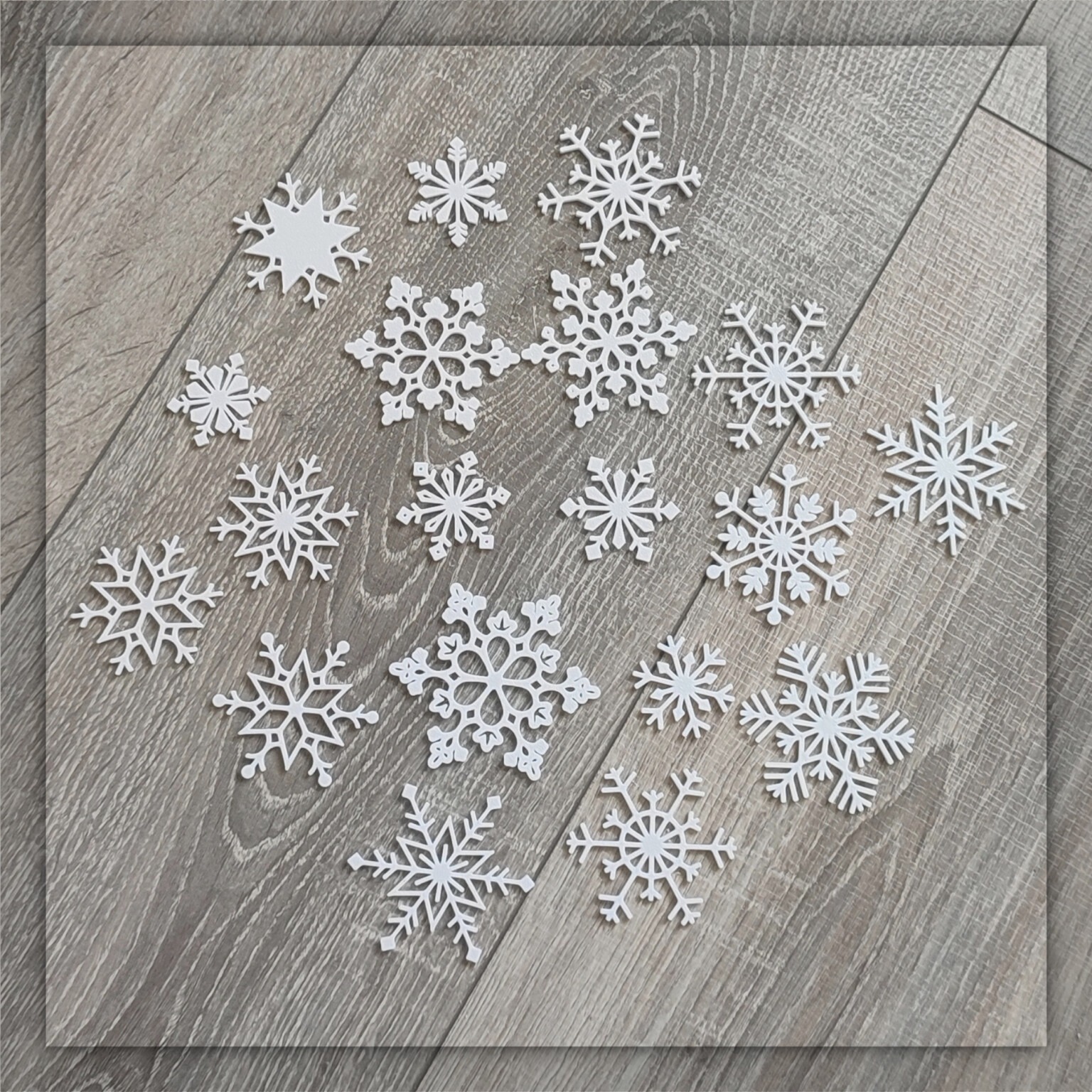 Plotterdatei - Schneeflocken 19er Bundle